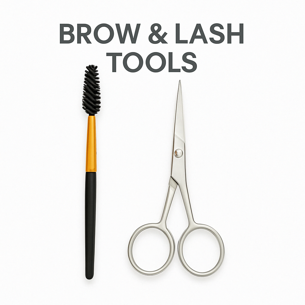 LA Cross Brow & Lash Tools – Tweezers, Scissors & Applicators