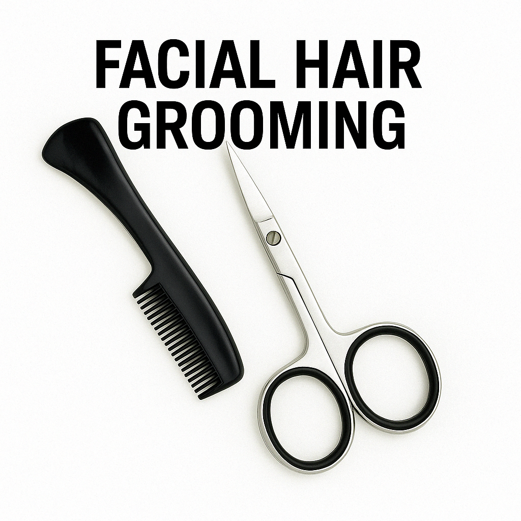 Facial Grooming Tools – Beard & Mustache Scissors | La Cross Beauty